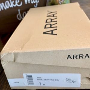 Array | Shoes | Array Black Leather 4 Strap Sandal Tori | Poshmark